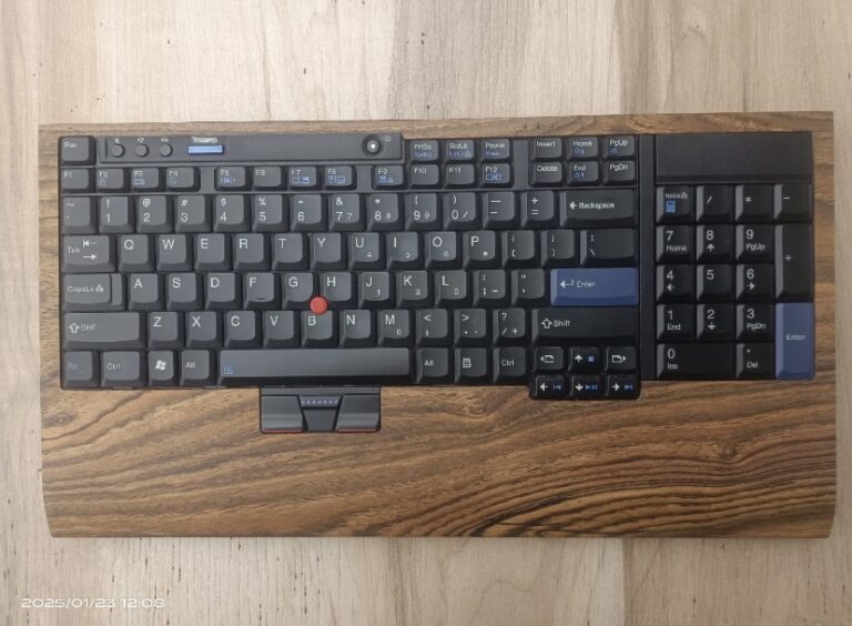 ThinkPad x201 + w701 Keyboard Wood Carving Base Chassis Type-C Port ...